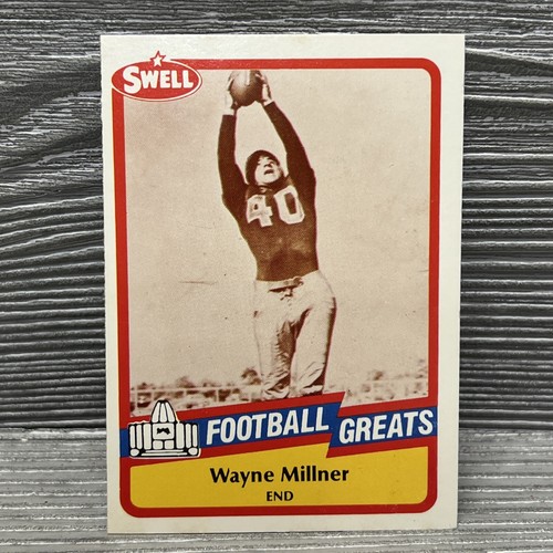 1989 Swell Football Wayne Millner #60 Washington Redskins Vintage NFL ...