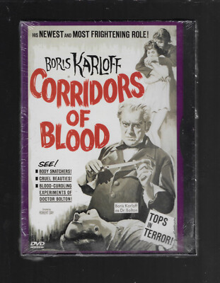 Corridors of Blood Boris Karloff (DVD, 1998) 14381443127| eBay
