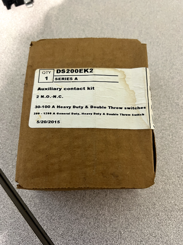 DS200EK2 SERIES A AUXILLARY CONTACT KIT | eBay
