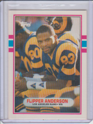 1989 Topps Traded Rookie Card #14T Flipper Anderson Los Angeles Rams | eBay