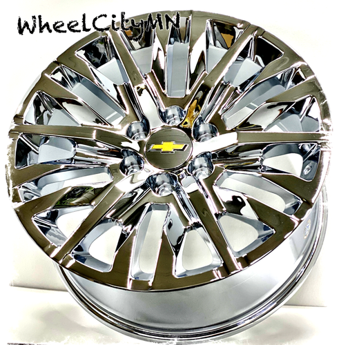 24 x10" chrome OE SII replica 5921 High Country Wheels 2025 Chevy Tahoe ...