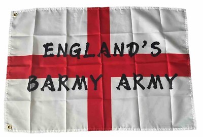 ENGLAND BARMY ARMY CRICKET SUPPORTERS FLAG 3x2 FOOT THE ASHES | eBay UK
