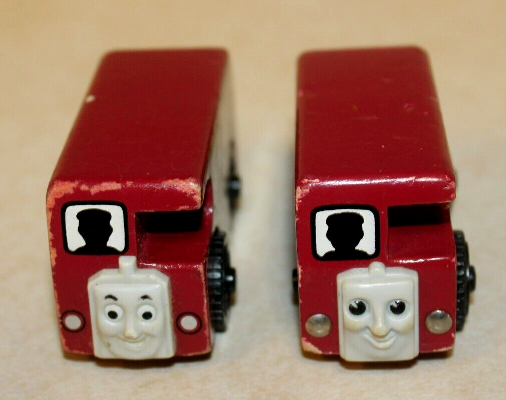 Thomas & Friends Wooden Railway Train Tank Engine - Bertie Bus Lot x2 ...