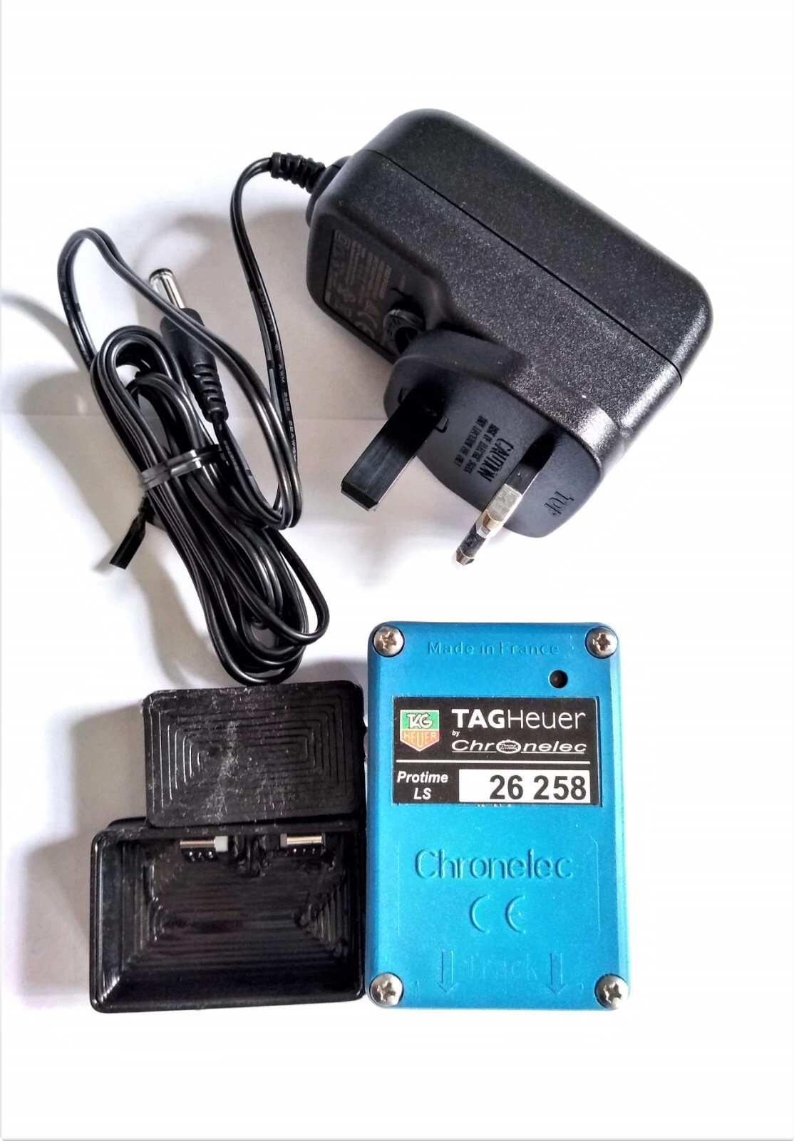 Charger & Cradle for TAG HEUER Kart Transponders with a Power Supply ...