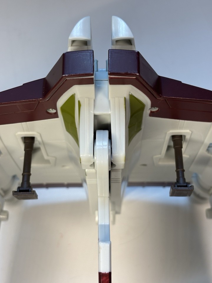 Star Wars The Clone Wars V-19 Torrent Starfighter Ship Incomplete | eBay