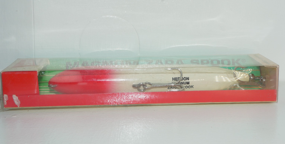 HEDDON MAGNUM ZARA SPOOK - WOOD - RED HEAD - RATTLING - NEW IN BOX | eBay