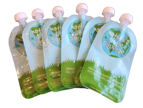 WeeSprout Reusable Caps Natures Little Squeezer, White, 6 Count | eBay