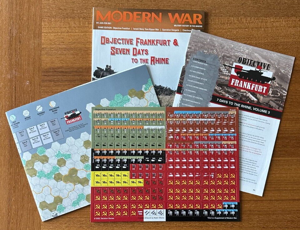 Modern War: OBJECTIVE FRANKFURT, Jan-Feb 2021 #51 Magazine w/game (NEW ...