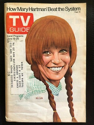 1976 Original TV GUIDE 'MARY HARTMAN' LOUISE LASSER Western WA State ...
