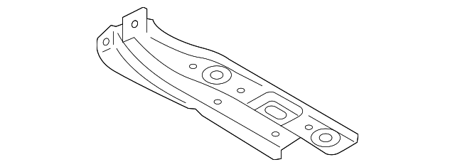 BMW 5 G30 RIGHT LOWER RADIATOR SUPPORT BRACKET 51647357222 ORIGINAL for ...