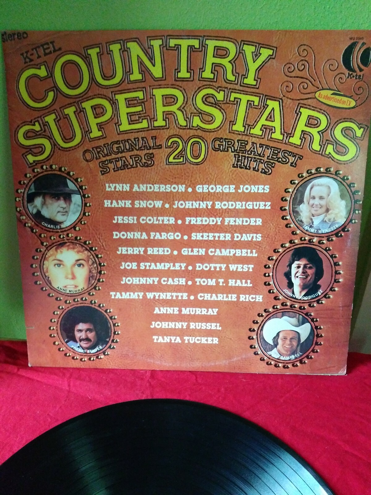 Vintage K-Tel "Country Superstars" Vinyl Album #WU 3340 | eBay