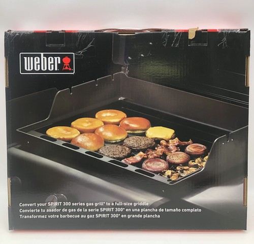 Weber Full Size Rectangular Griddle Spirit 300 Series Carbon Steel ...