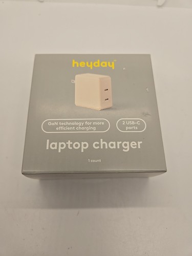 Heyday 60w USB-C Charger 2-Port GaN PD 3.0 Laptop Phone iPad Charger ...