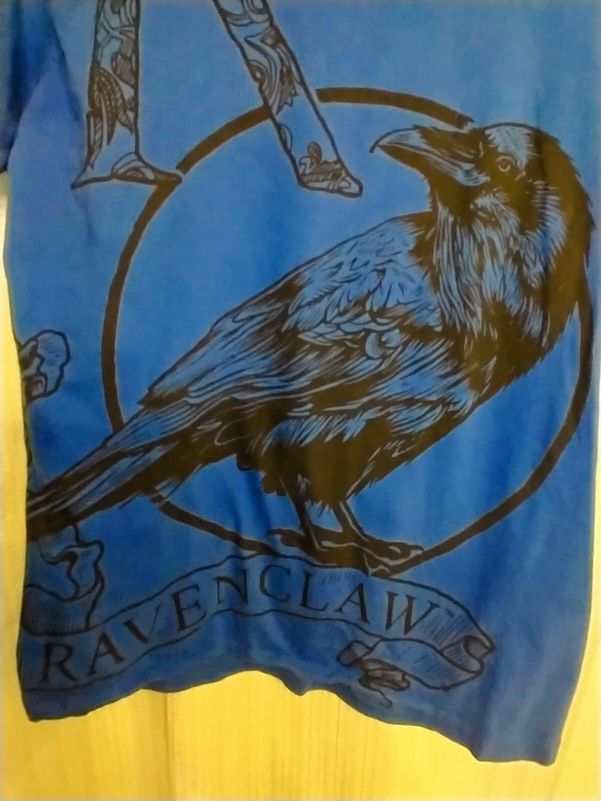 Harry Potter Ravenclaw Hogwarts Blue RAVEN T-Shirt M… - Gem