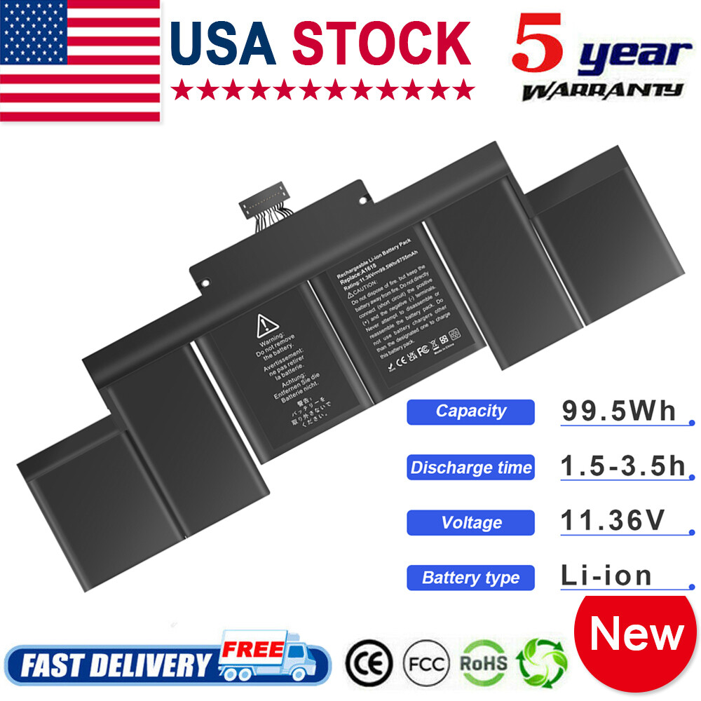 A1618 A1398 Battery For Apple MacBook Pro 15 Retina Late 2013 2014 2015 ...