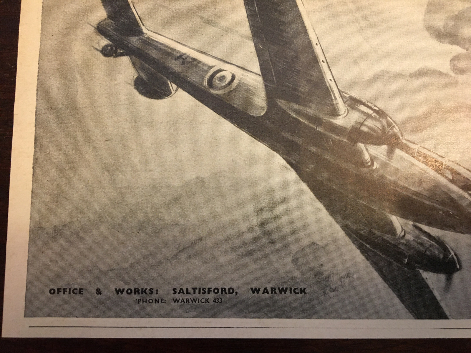 Warwick Aviation Co. Ltd. 1940 Print Ad, British Aircraft WW2 | eBay