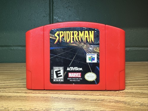 Spider-Man (Nintendo 64 N64, 2000) Authentic - Cart Only - Tested ...