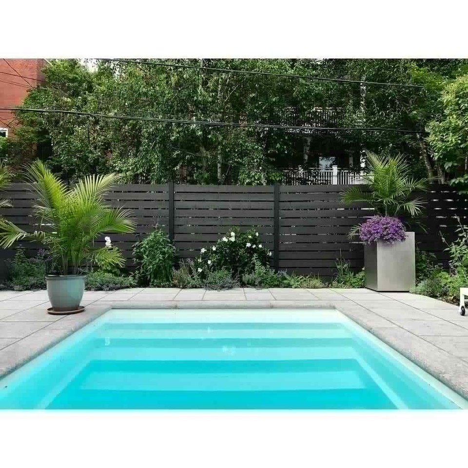 HOFT In-Ground Fence Line Post + Hardware Kit 96" UV-Protected Aluminum ...