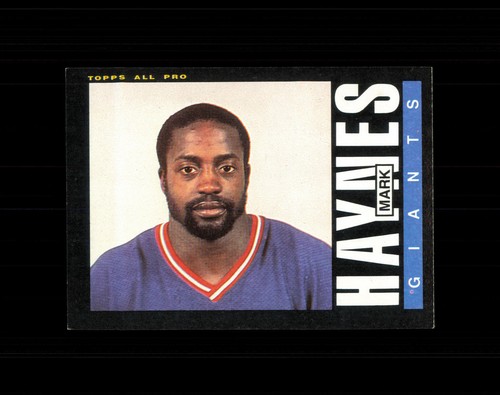 1985 Topps Football #117 Mark Haynes New York Giants | eBay