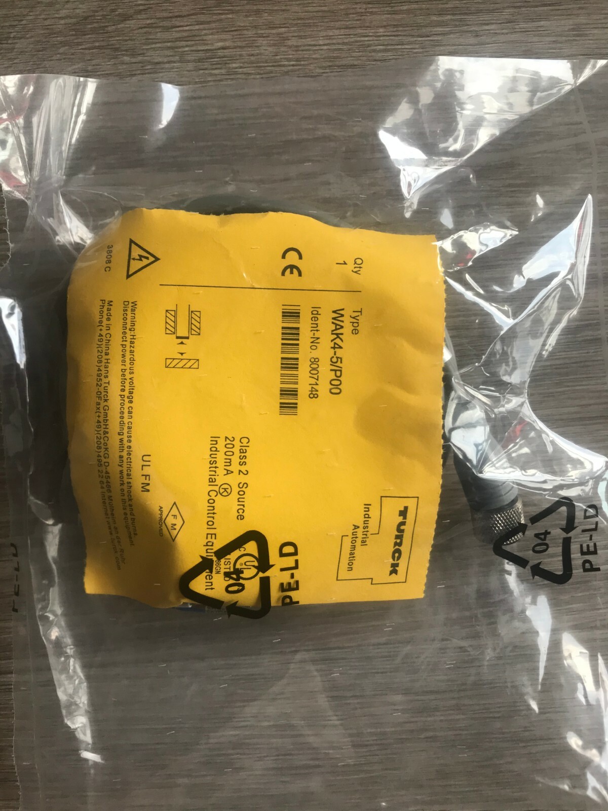 1pcs New Turck Proximity Sensor Switch WAK4-5/P00 free shipping | eBay