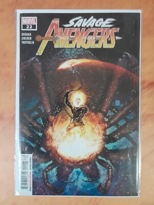 SAVAGE AVENGERS #22 features GHOST RIDER from the past! | eBay