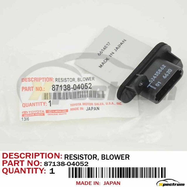 87138-04052 Toyota Resistor Blower 8713804052 Genuine OEM Part for sale ...