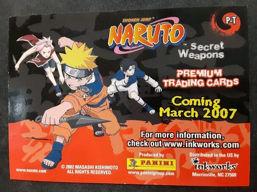 Naruto Secret Weapons Sakura 2007 Comic-Con SDCC Inkworks promo card P ...