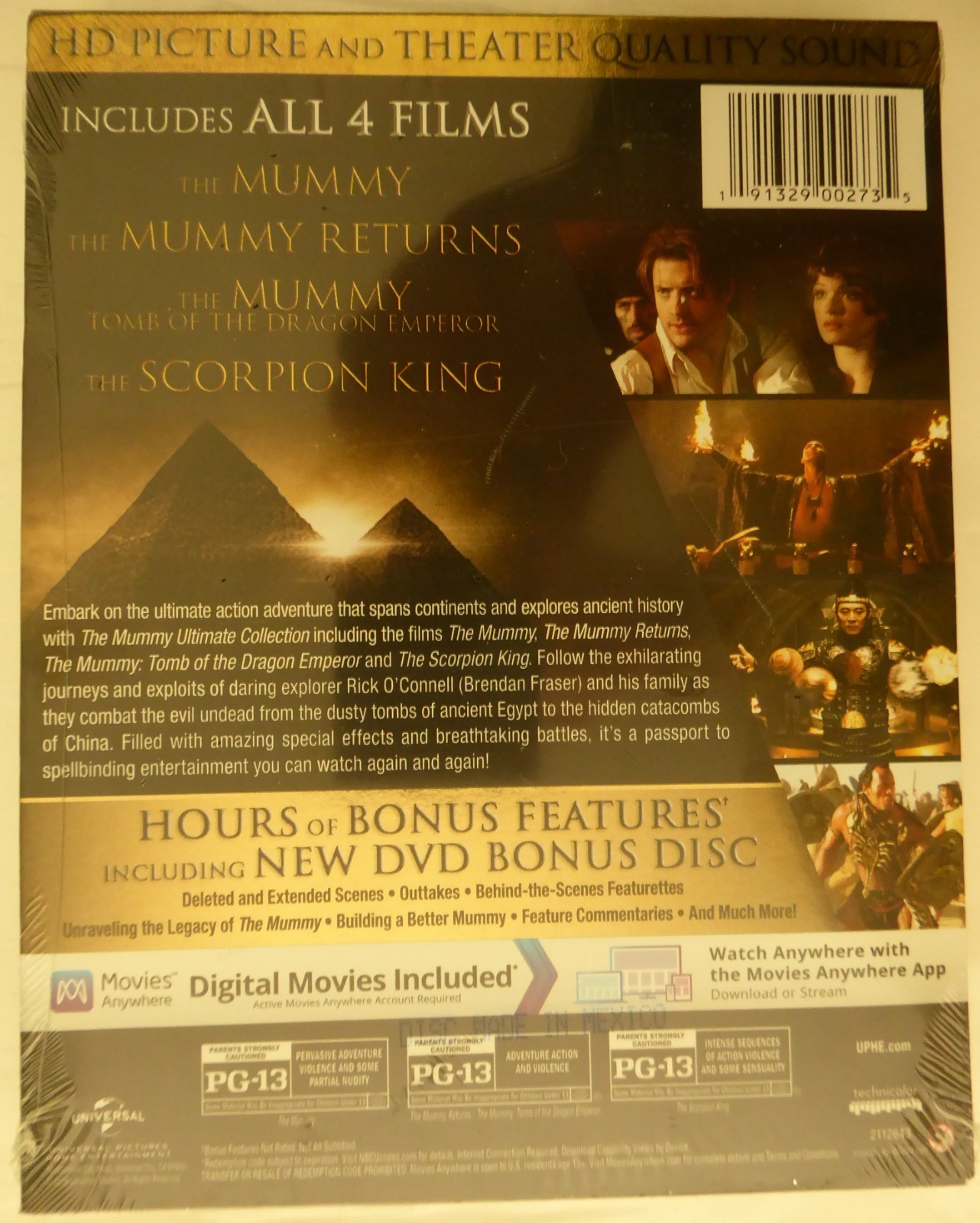 "The Mummy Ultimate Collection"-All 4 Films- Blu ray (Factory Sealed ...