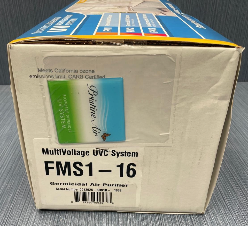 Pristine Air Fixed Mount Germicidal UVC System FMS1-16 Active BioForce ...