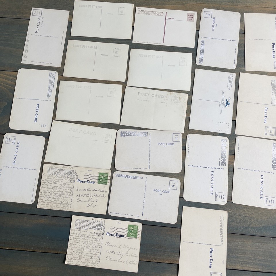 Mixed Lot of 21 Early 1940s Colorado Some Sanbern Photographs Postcards ...