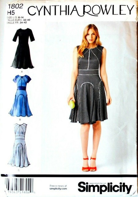 Simplicity 2147 Misses Mini Dress Tunic Pattern Learn to Sew UCT Sz 6 ...