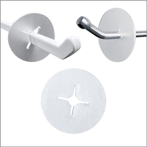 300 Pack Display Hook Product Stops, 1" Round Inventory Control Clips ...