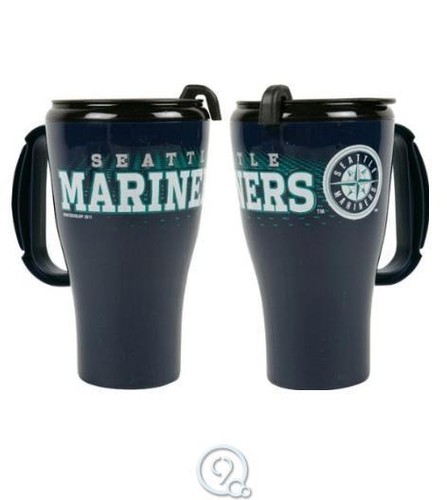 MLB Baseball Seattle Mariners 16 Ounce Roadster Plastic Tumbler Travel ...