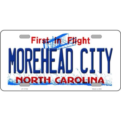 Morehead City North Carolina License Plate Metal Sign Car Truck Wall ...