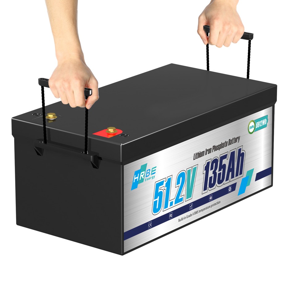 48V 135Ah Lithium Battery Rechargeable Deep Cycle LiFePO4 Batteries ...