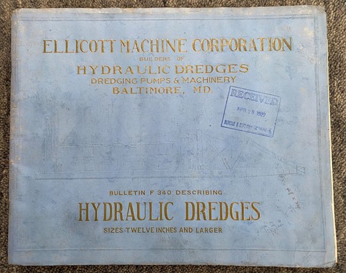 Elliott Machine Corporation Brochure of Hydraulic Dredges | eBay