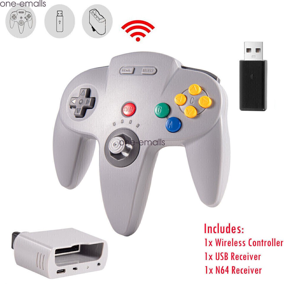Wireless N64 Controller for Nintendo 64 Console PC Windows Switch w ...