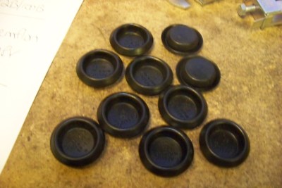 CAPLUGS BP- 1 BODY PANEL HOLE SHEET METAL NYLON BUTTON PLUGS 1" ~ lot ...