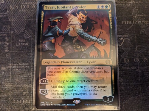 MTG Magic: The Gathering FOIL Tyvar, Jubilant Brawler ONE Phyrexia All ...