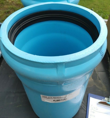 Y79-00089g 8" Spigot x Gasket Straight DR 18 PVC Sewer Adapter C900 ...