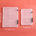 Clear A4/A5 File Box, Plastic Paper Storage Magazine Organizer Case 2 ...