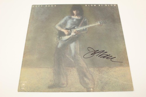 JEFF BECK SIGNED AUTOGRAPH ALBUM VINYL RECORD BLOW BY BLOW YARDBIRDS ...