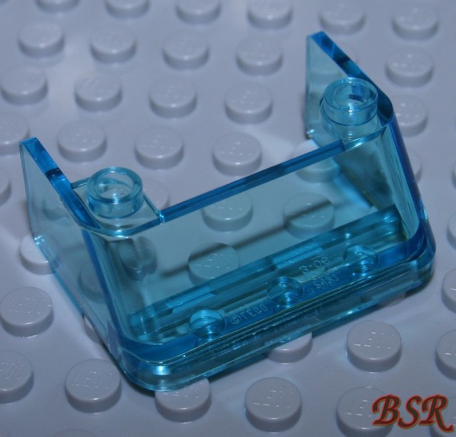 LEGO 1 X Windschutz Scheibe 3x4x1 transparent blau 4228126 2437 online ...