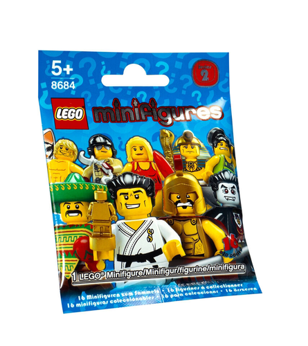 Lego Minifigure Series 2 8684 Sealed MIME with 3 faces/heads Retired ...