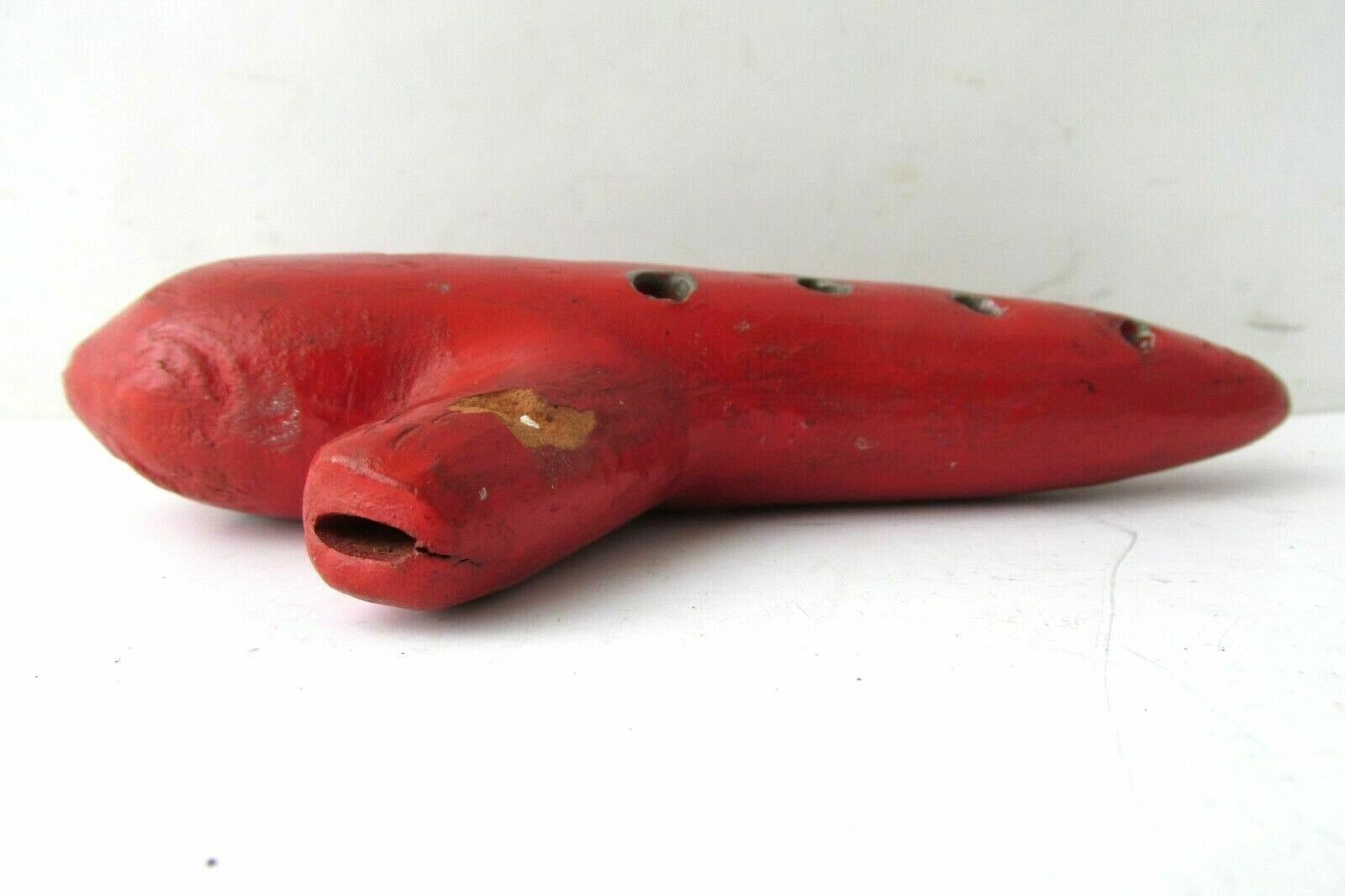 Original Glazed Pottery Ceramic Ocarina Flute Vintage Relic | eBay