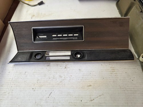 72 A-body Dart Demon Duster Valiant Woodgrain Radio Heater AC Dash ...