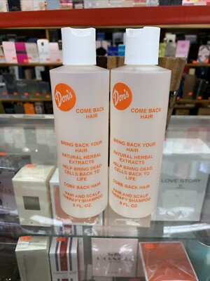 Lot Of Two don’s come back hair Hair And Scalp Therapy Shampoo 8 oz | eBay