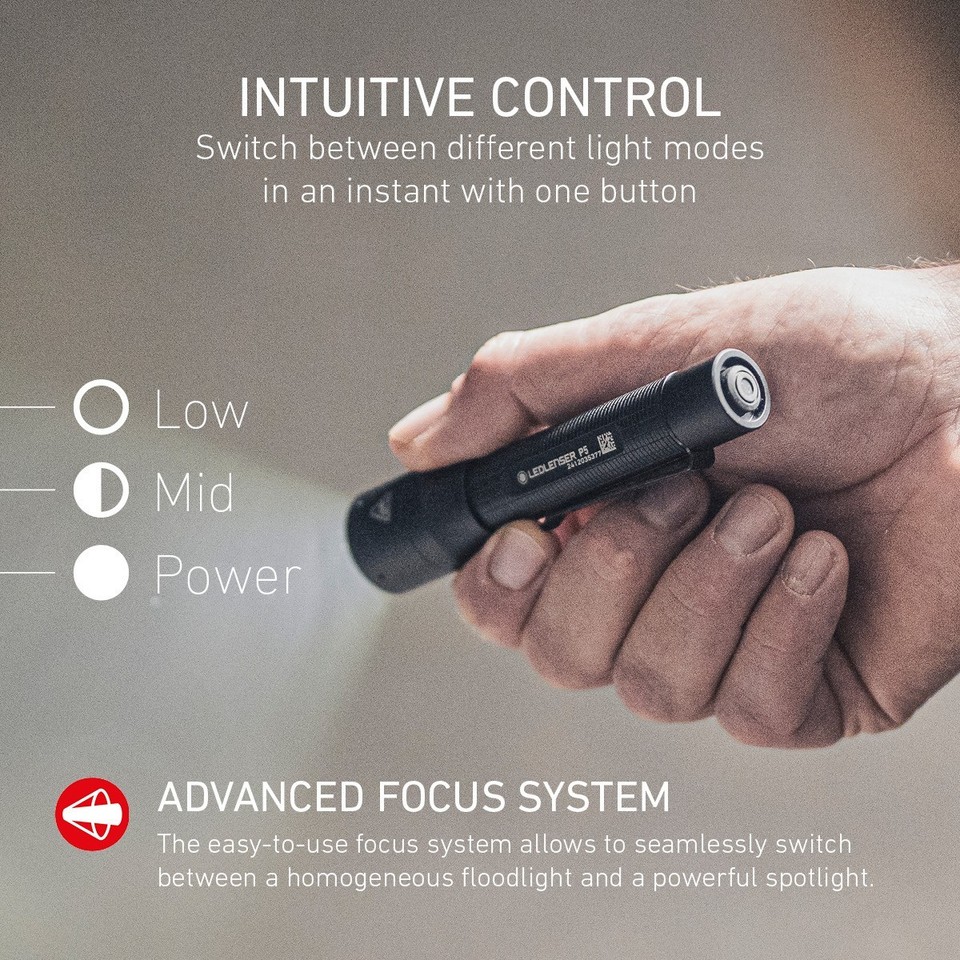 Ledlenser Dog Walking Torch LED, Battery Powered, 200lm, 170m Beam ...