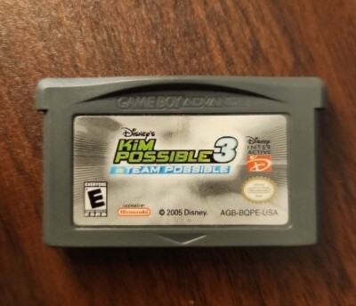 Disney's Kim Possible 3: Team Possible Nintendo Game Boy Advance GBA ...