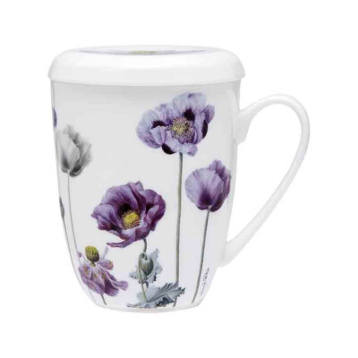 3pc Ashdene Purple Poppies Tea Infuser Set Australian War Memorial ...